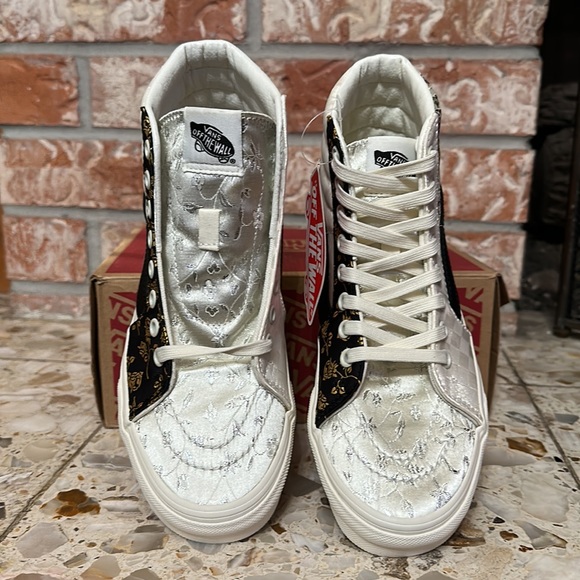 Vans | Shoes | Vans Sk8 Hi Brocade Patch Work True | Poshmark